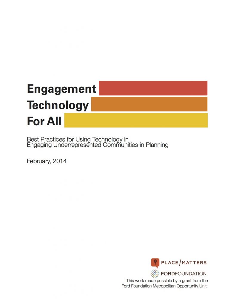 Engagement Technology For All - National Resources & Technical ...