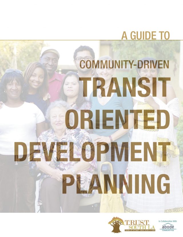 A Guide To Community-Driven Transit Oriented Development Planning ...