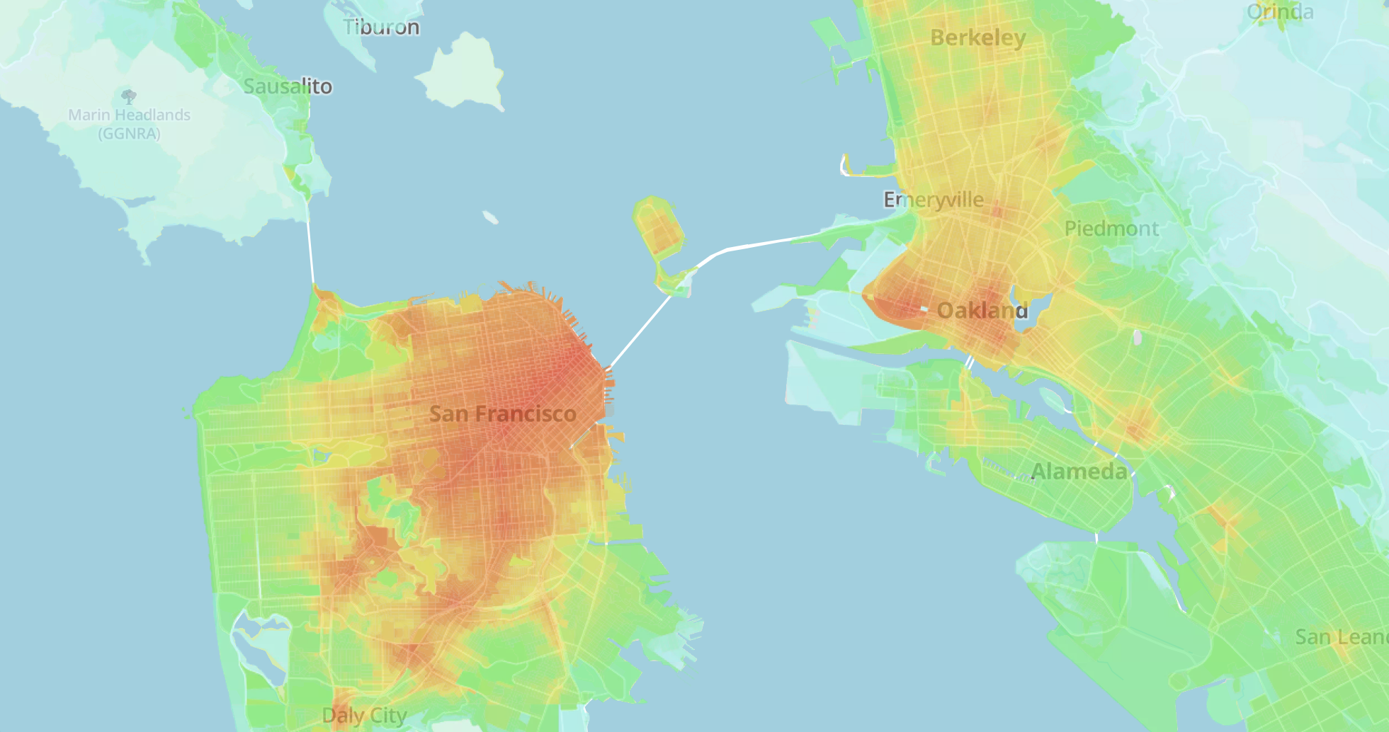 Ranking cities on access to jobs by transit - National Resources ...